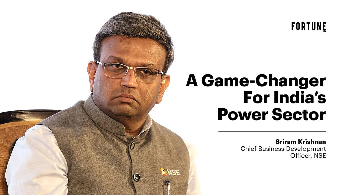 A game-changer for India's power sector: Sriram Krishnan, CBDO, NSE