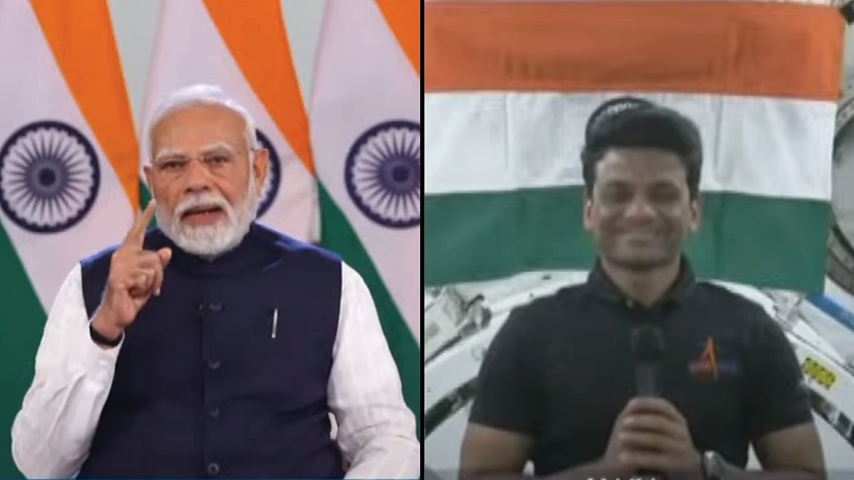 Bharat bhavya dikh raha hai: Shubhanshu's message from space