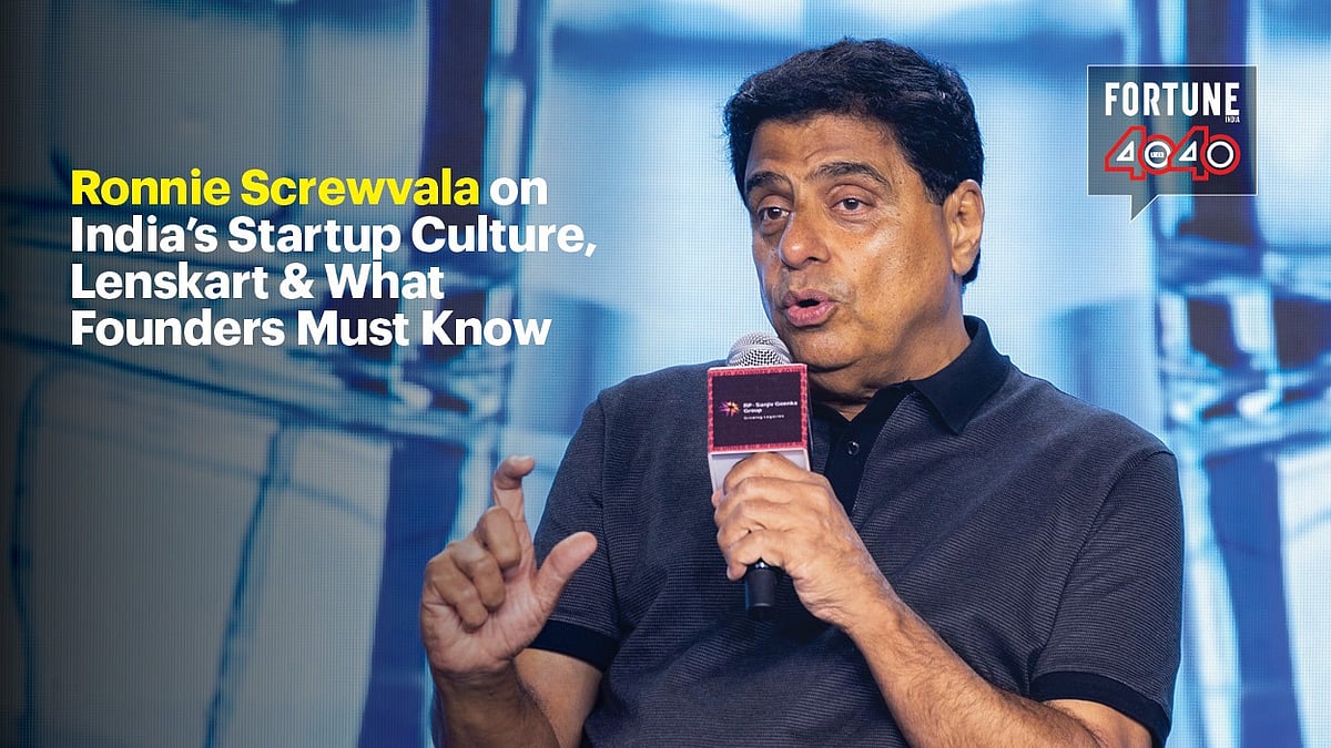 Ronnie Screwvala on India’s Startups, Lenskart & What Founders Must ...