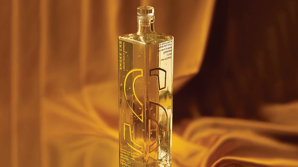 Smoke Lab unveils ‘Liquid Gold’ — India’s first vodka infused with 24 ...