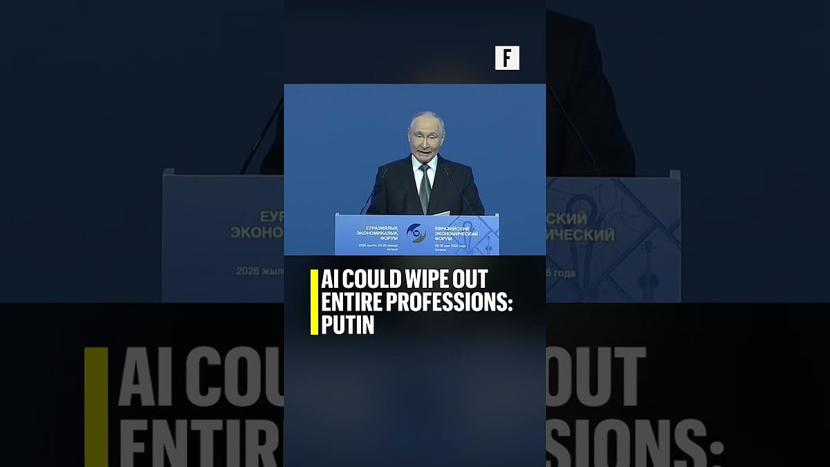 AI could wipe out entire professions: Putin