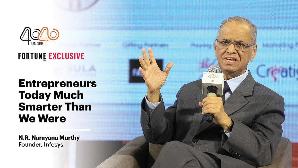 Today’s entrepreneurs will create a country we will be proud of: Murthy