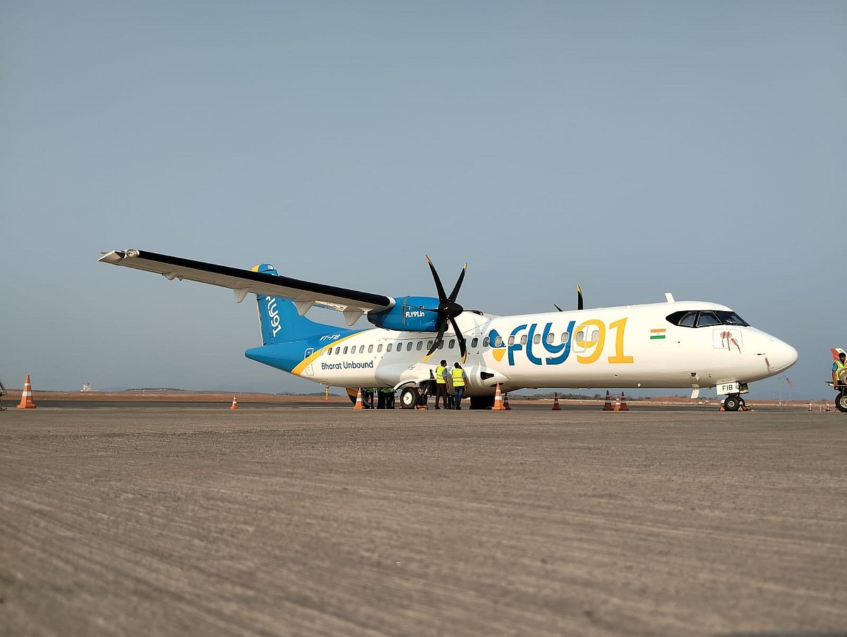 India's newest airline Fly91 takes to the skies