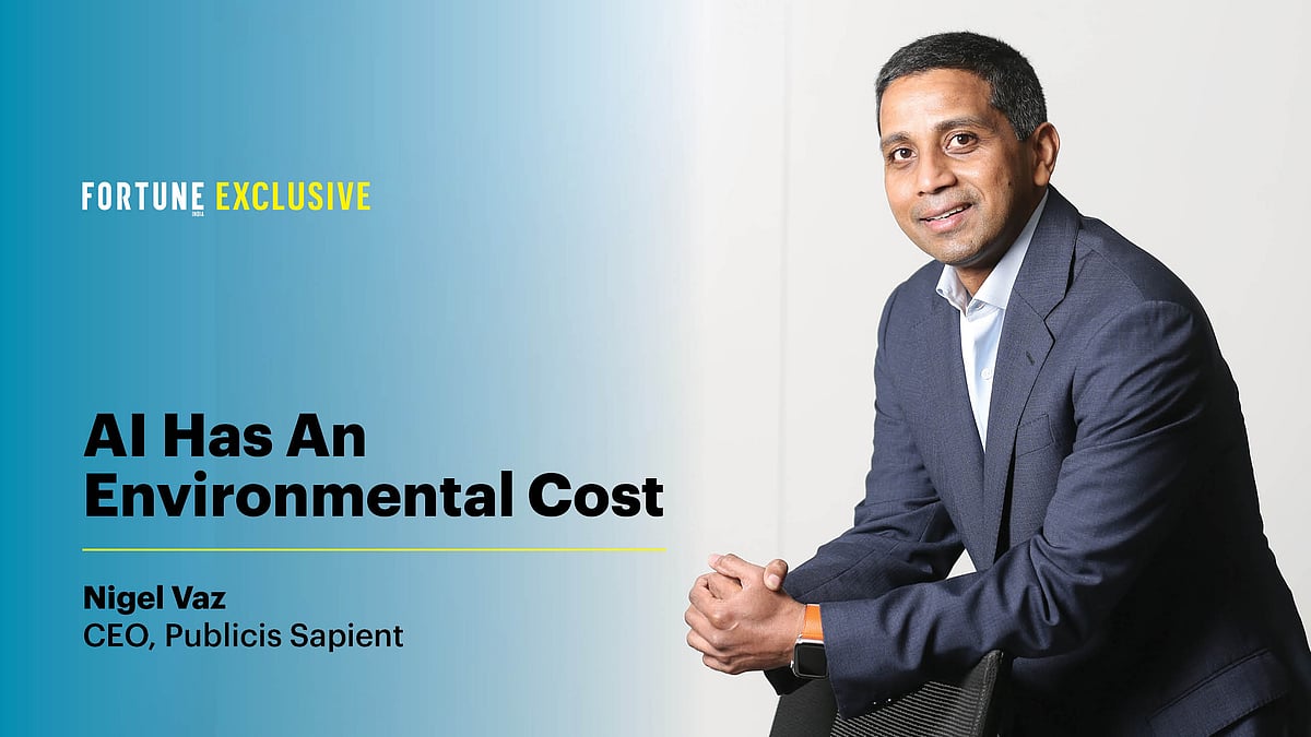 AI can advance the sustainability agenda: Publicis Sapient CEO