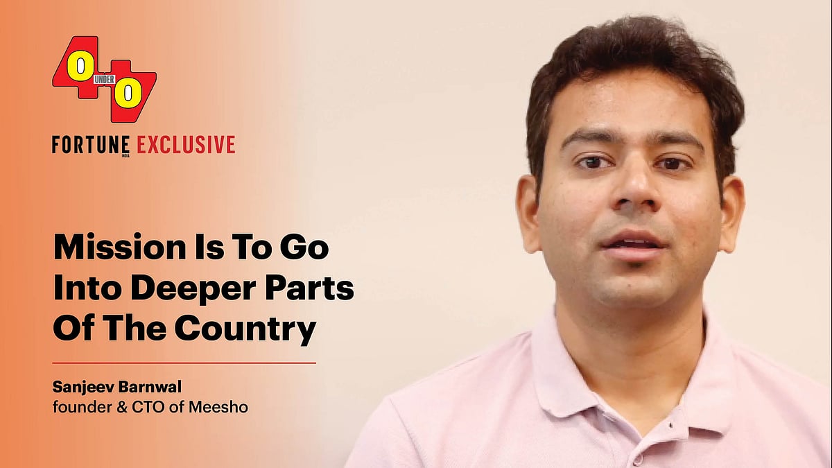 Figuring out Meesho business model was a challenge: 40u40 2024 Sanjeev ...