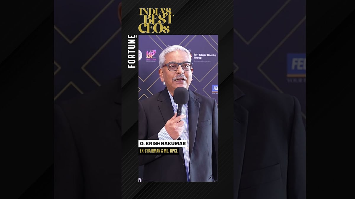 Fortune India Best CEOs 2025 | G. Krishnakumar, Former Chairman & MD ...