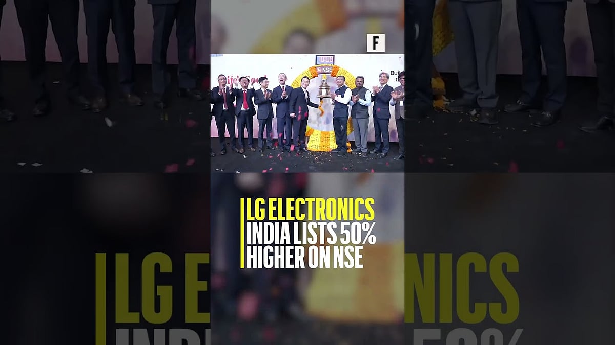 LG Electronics India lists 50% higher on NSE - Fortune India