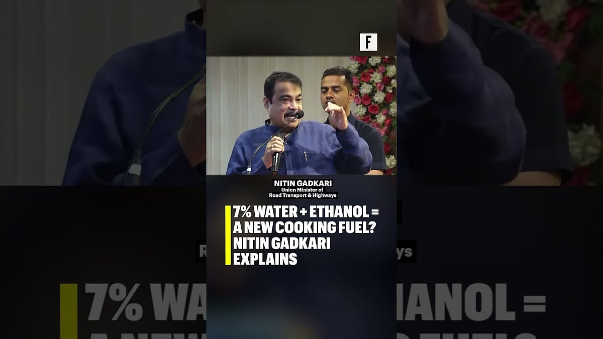 7% water + ethanol = A new cooking fuel? Nitin Gadkari explains ...