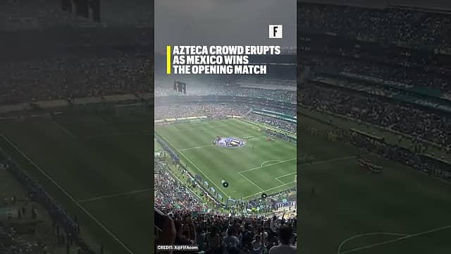 Azteca Crowd Erupts as Mexico Wins the opening match - Fortune India