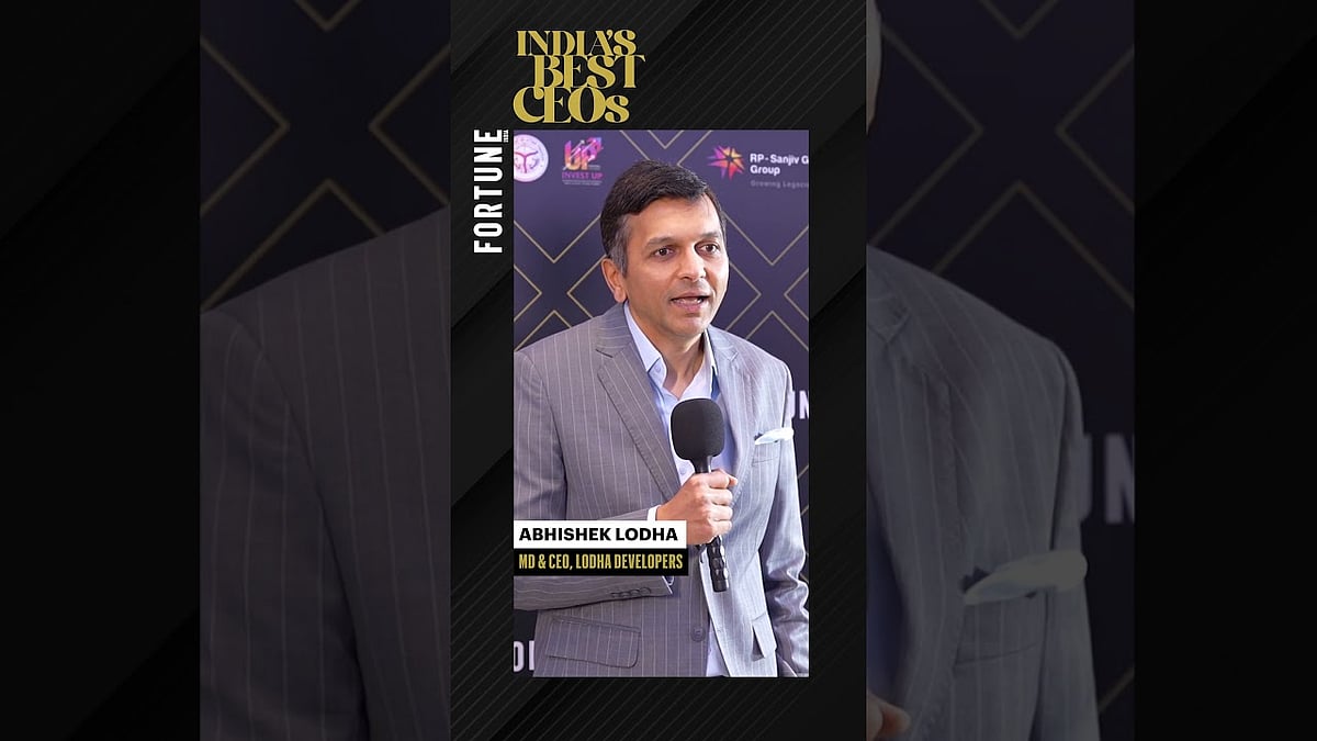 Abhishek Lodha on Leadership | India best CEOs - Fortune India