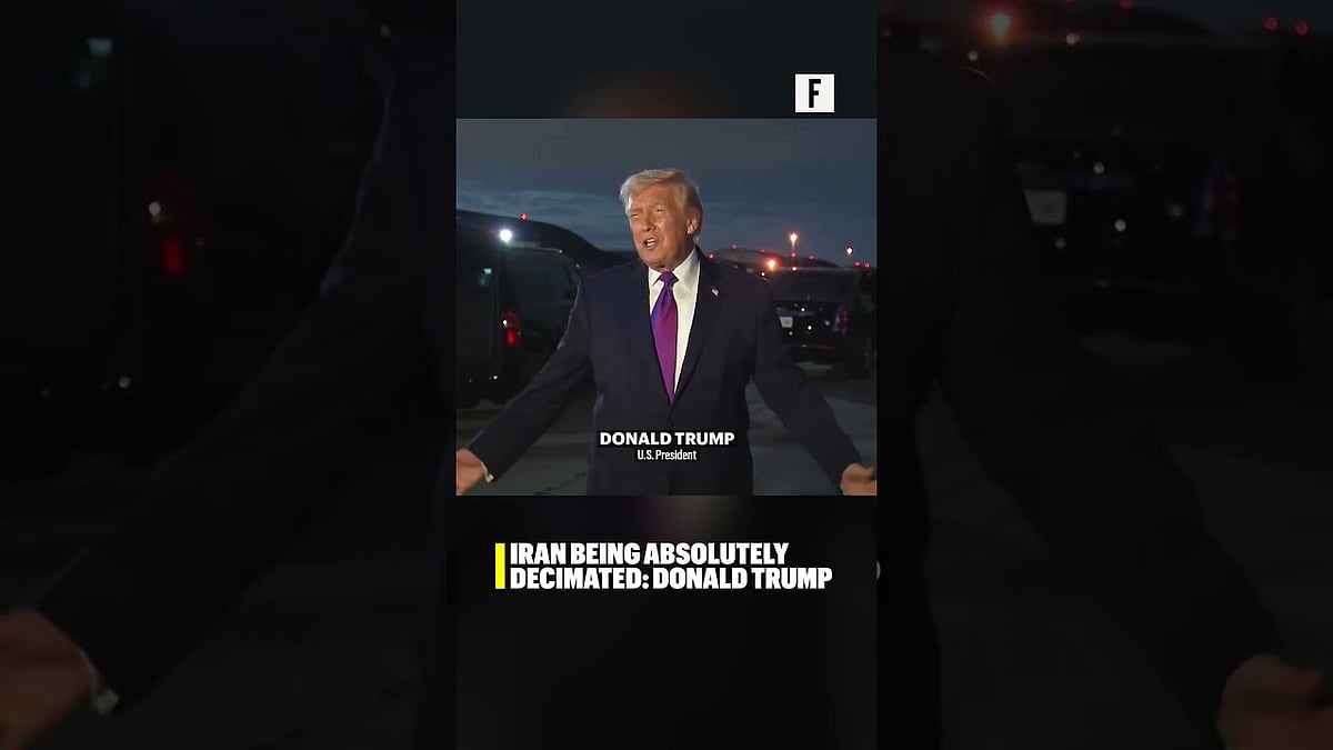 Iran being absolutely decimated: Donald Trump - Fortune India